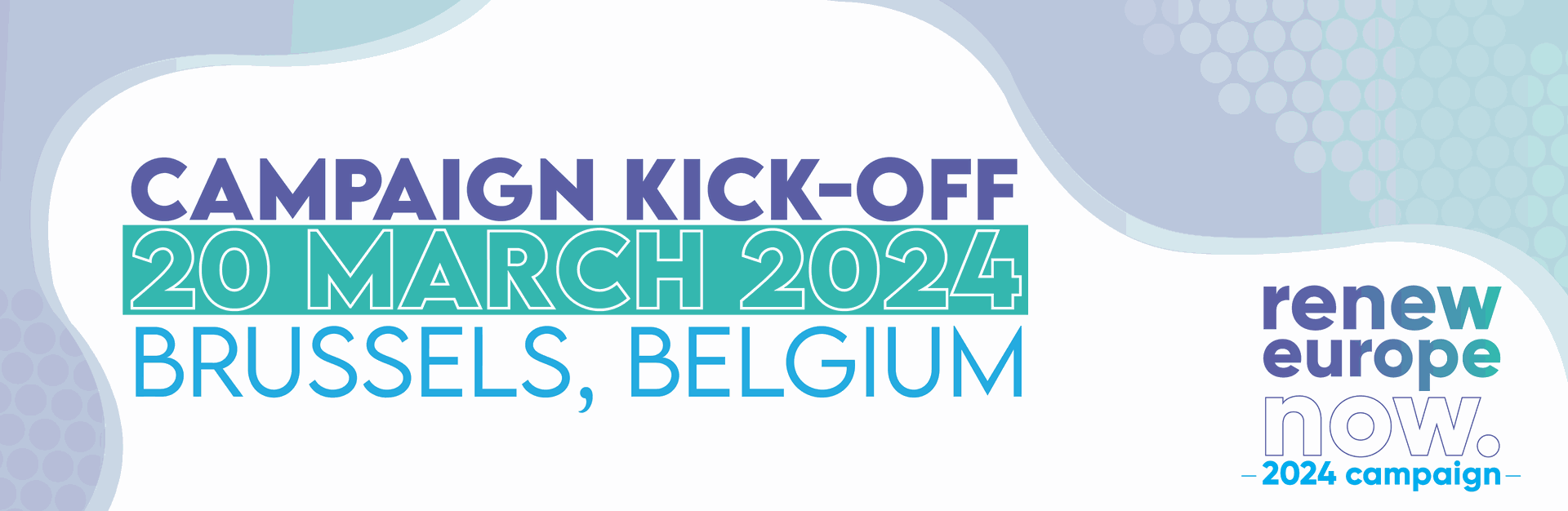 Renew Europe Now Electoral Platform Campaign Kick-off | ALDE Party Events