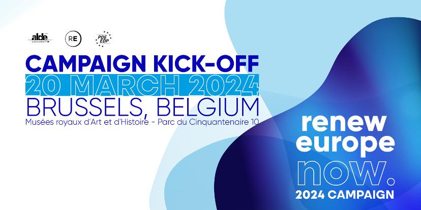 Renew europe now campaign kick-off | ALDE Party Events